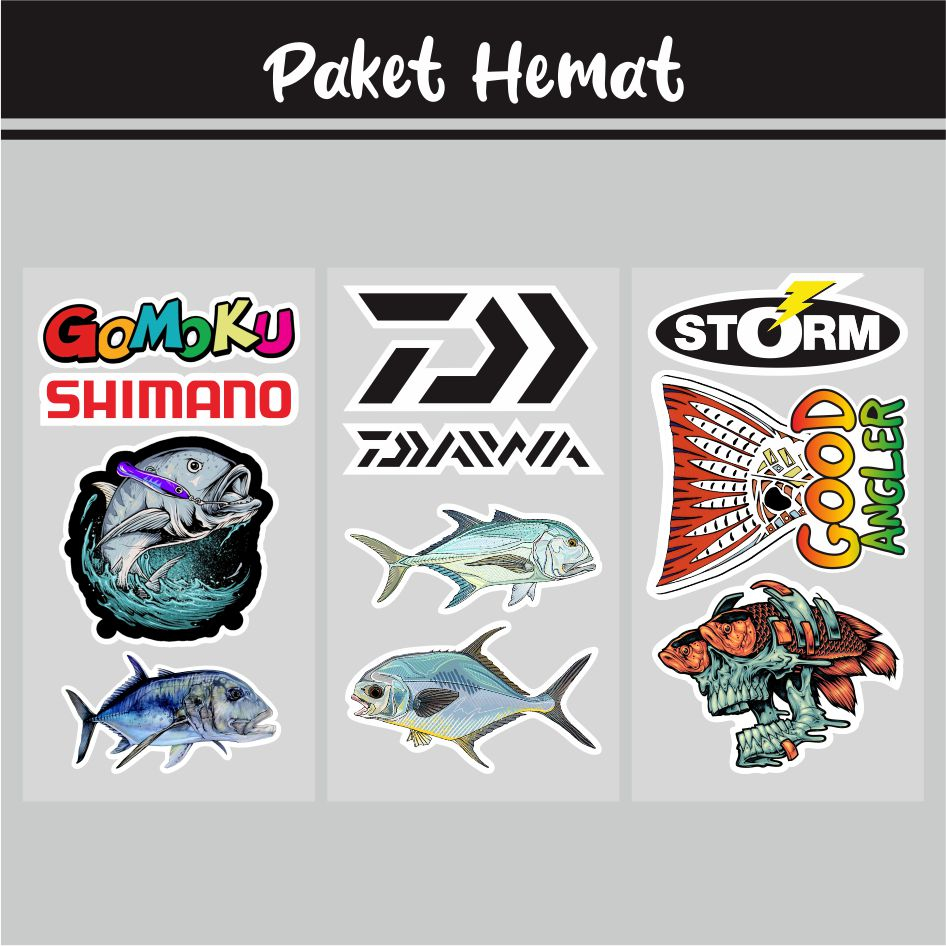 Sticker Brand Fishing Rod Sticker Fishing Mania Sticker Fishing Cuting ...