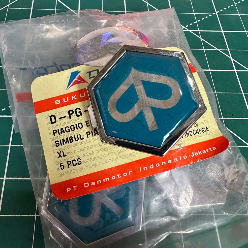 Emblem Logo Chung Nose Tie Vespa Excel Spartan Danmotor | Shopee Malaysia
