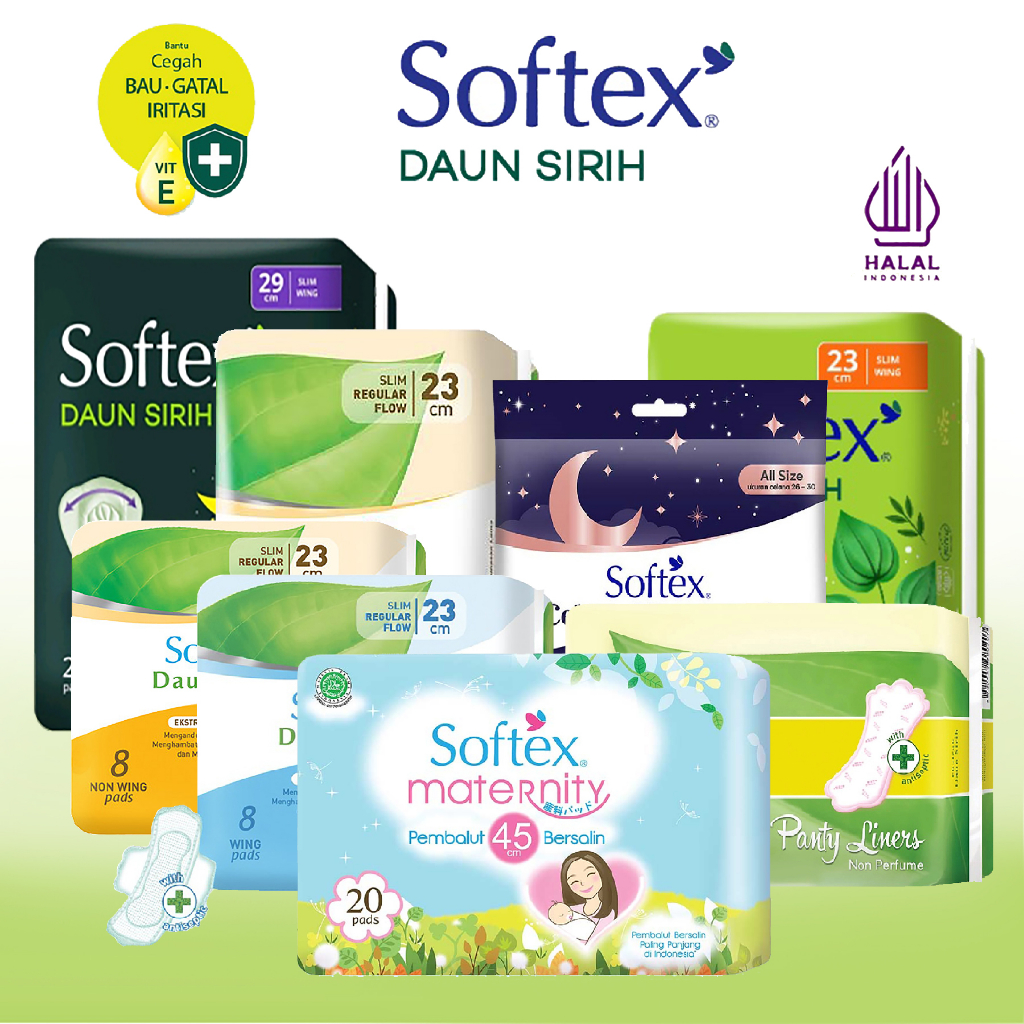 Softex Maternity Pads Panty Liners Betel Leaf Pads Women's Maternity ...