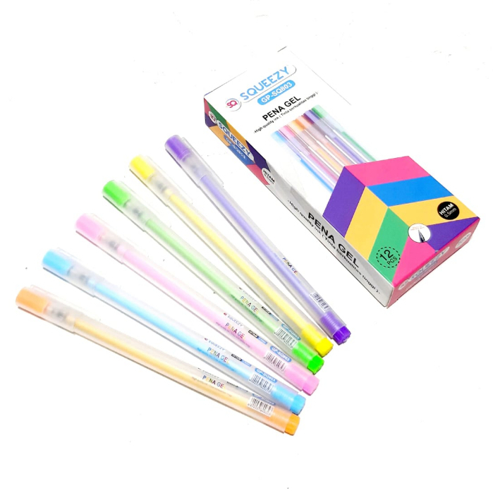 Squeezy GP-SQ803 0.5mm Gel Pen (12pc) | Shopee Malaysia