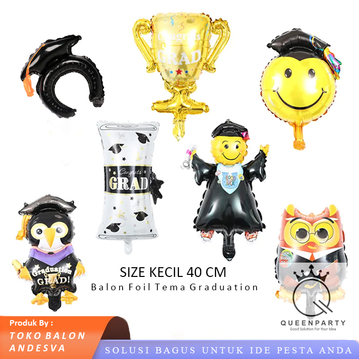 Mini Graduation Balloons / Mini Graduation Foil Balloons / Graduation ...