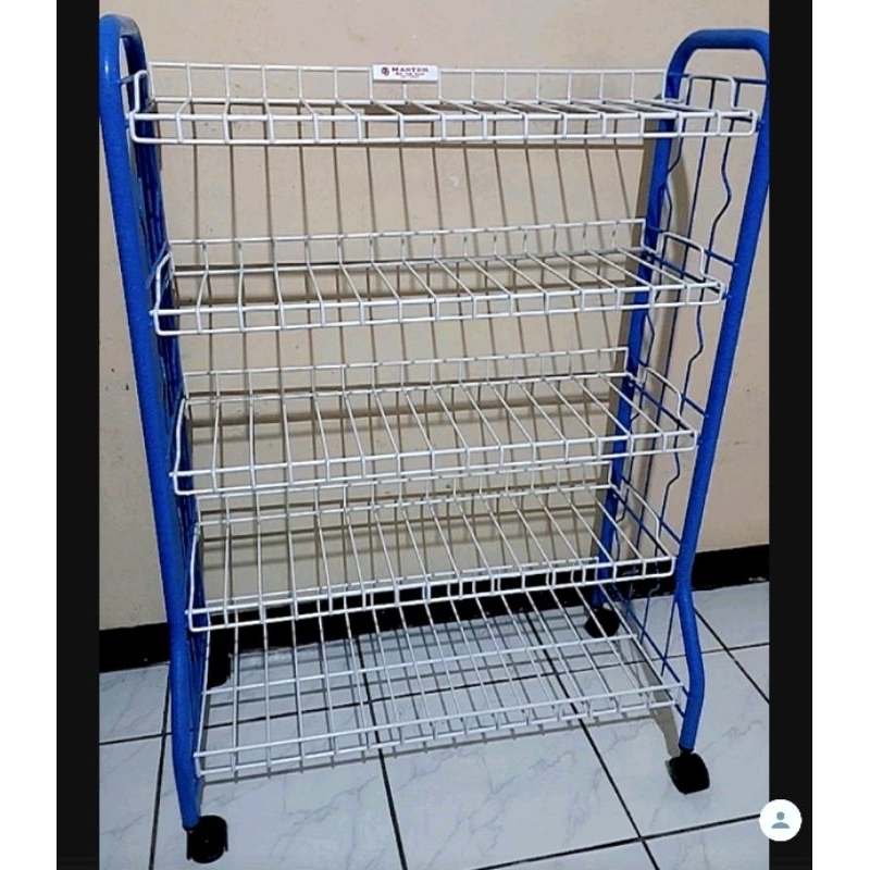 [FREE Shipping] original MASTER RACK for 5 stacking sandals using thick, heavy wheels, original ...