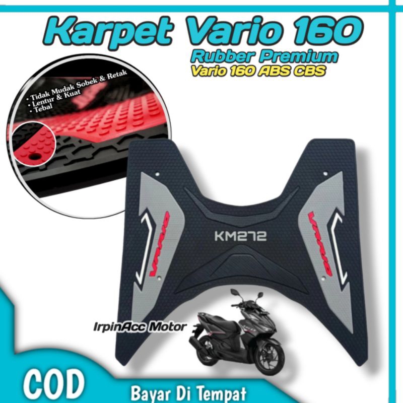 Carpet Vario 160 Abs Vario 160 CBS Rubber Premium Footrest Vario 160 ...