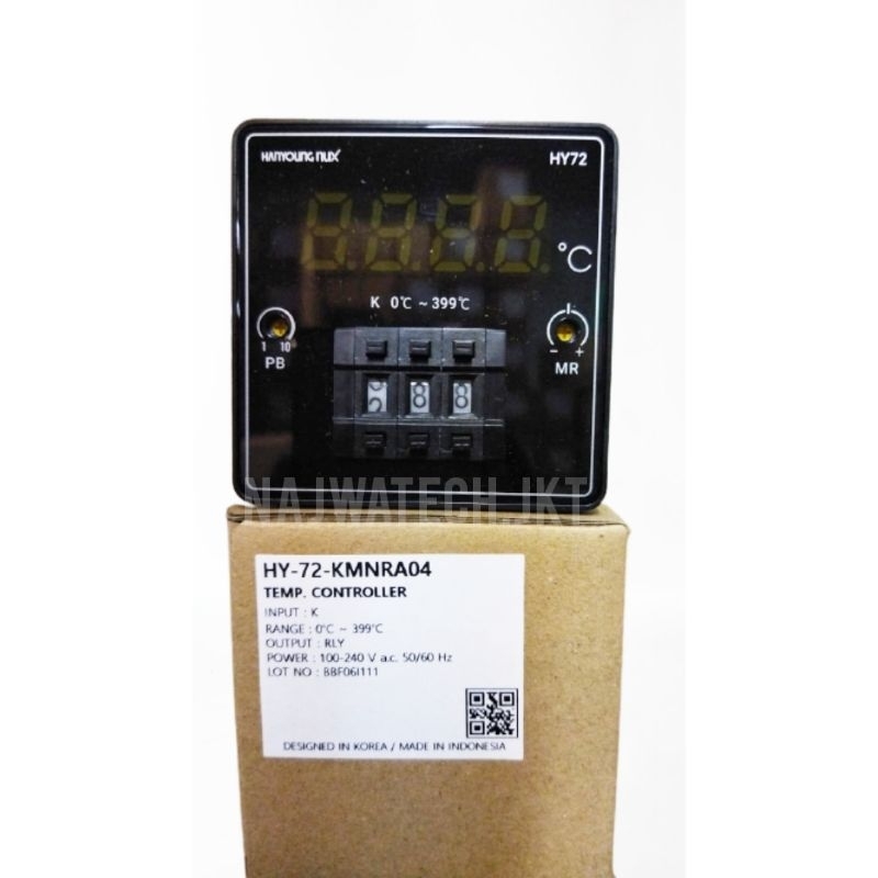 Temperature Control/Temperature Controller Hanyoung HY 72D (400 ) / HY 72-KMNRA04 | Shopee Malaysia