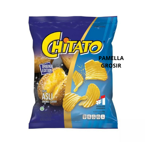 Chitato Potato Chips Original Flavor 68 gr | Potato Snack | Chitato ...