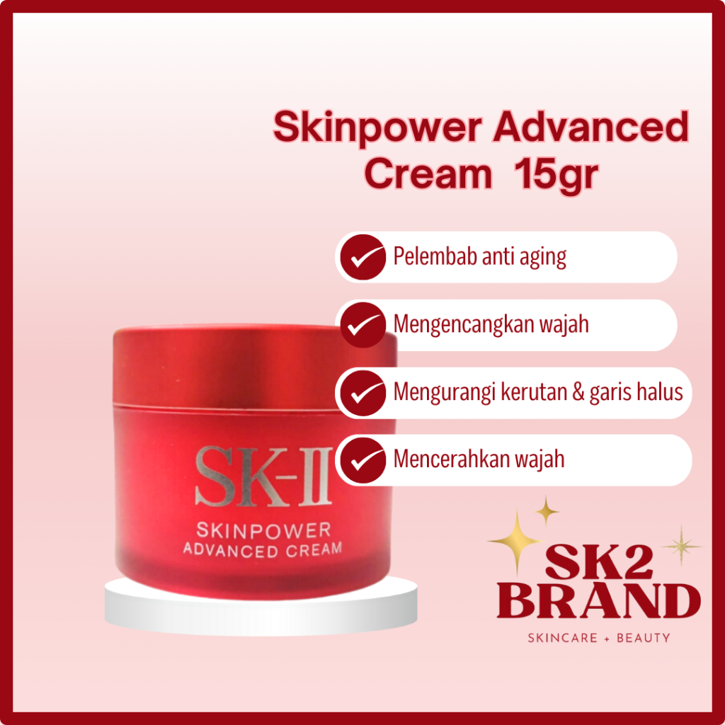 Skii SK-II SK2 Skinpower Advanced Cream 15gr - Skin Power Moisturizing ...