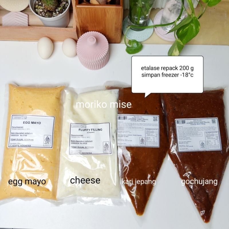 Repack EGG MAYO mayonais / cheese fluffy filling / gochujang crunchy ...