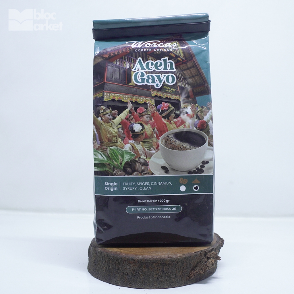 Worcas SINGLE ORIGIN ACEH GAYO 200GR | Powder Coffee | Shopee Malaysia