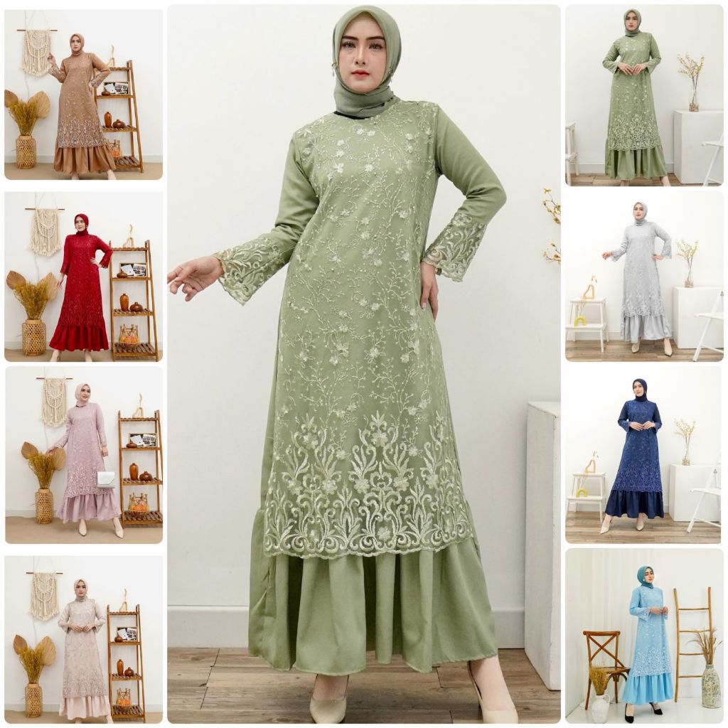 Best Selling!! [Sale] Gamis Pweding Tille Tille /SIZE S M L XL XXL ...