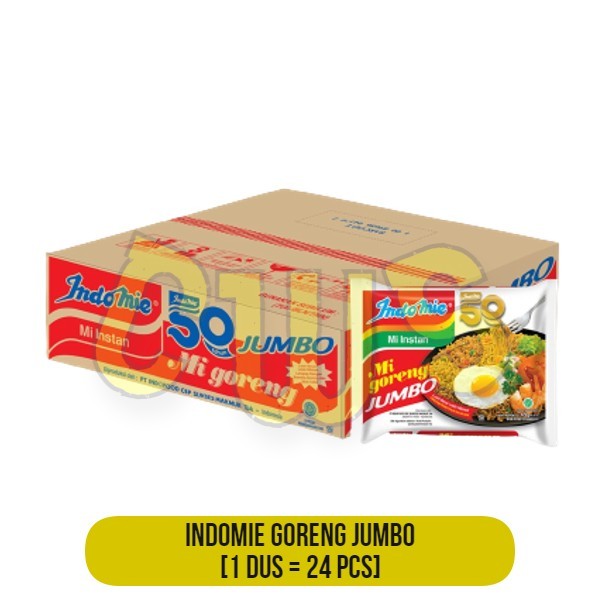 Indomie Mi Goreng Jumbo Original Instant Noodles Large Packaging - 1 ...