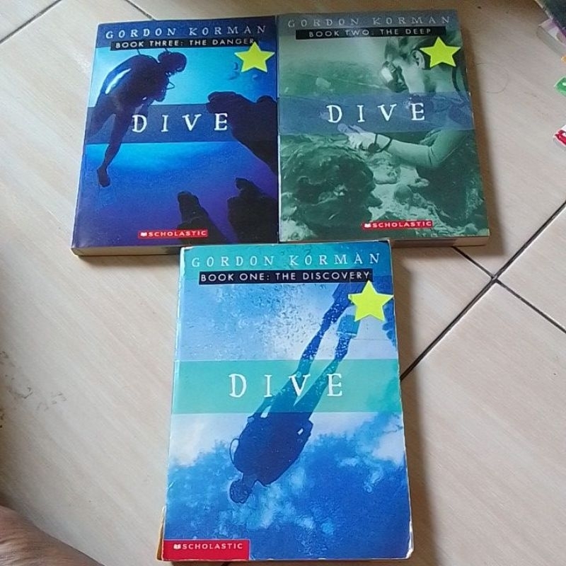 English Book dive Gordon korman 1-3 Used original | Shopee Malaysia