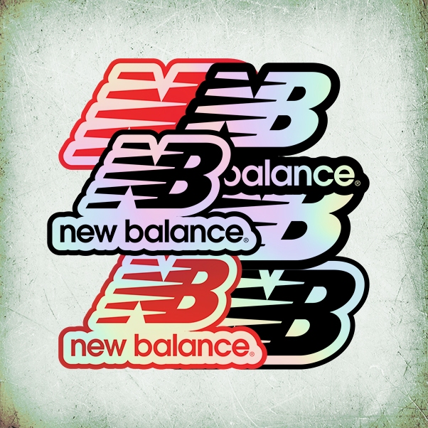 New BALANCE BRAND LOGO HOLOGRAM STICKER | Shopee Malaysia