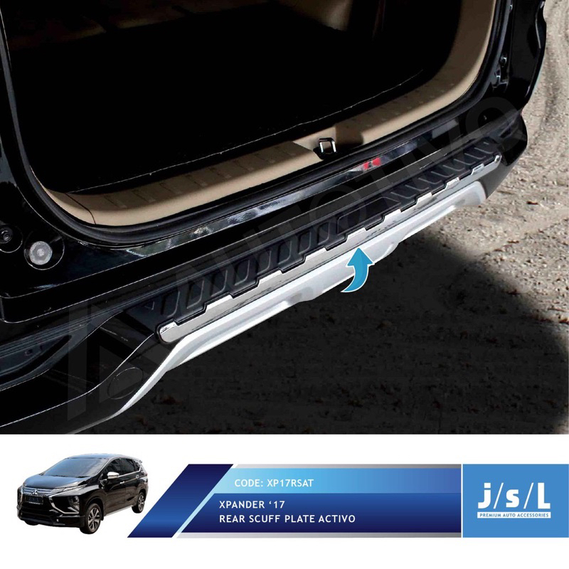 Xpander XPANDER 2017 2018 2020 REAR SCUFF Car Door REAR SILLPLATE COVER ...