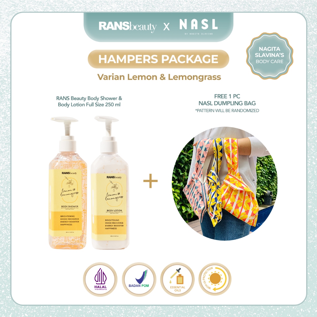Rans Beauty x NASL - Hampers Package Lemon & Lemongrass (250ml ...