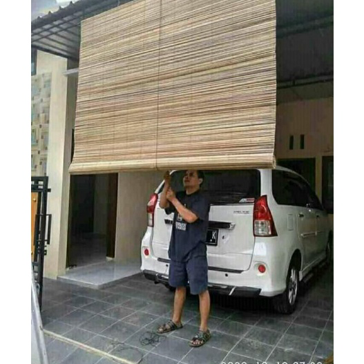 Bestseller Palm Bamboo Blinds krey Palm Roll outdoor Size 2x2m plus ...