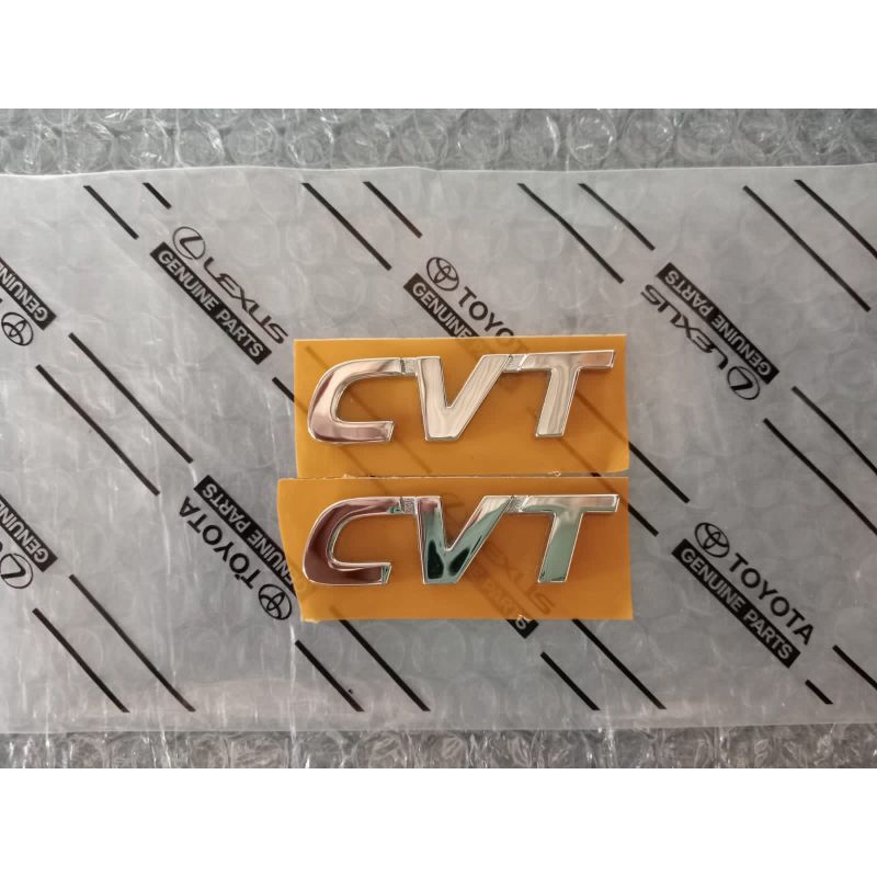 Original chrome CVT writing Emblem Logo | Shopee Malaysia