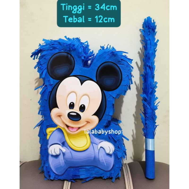 Ready 34cm Mickey Mouse Pinata / custom birthday Pinata | Shopee Malaysia