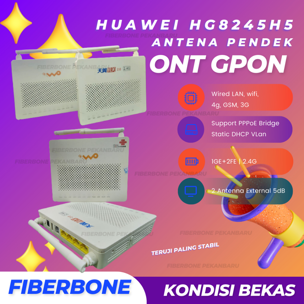 Huawei HG8245H5 ONT GPON Can Be Changed EPON XPON | Shopee Malaysia
