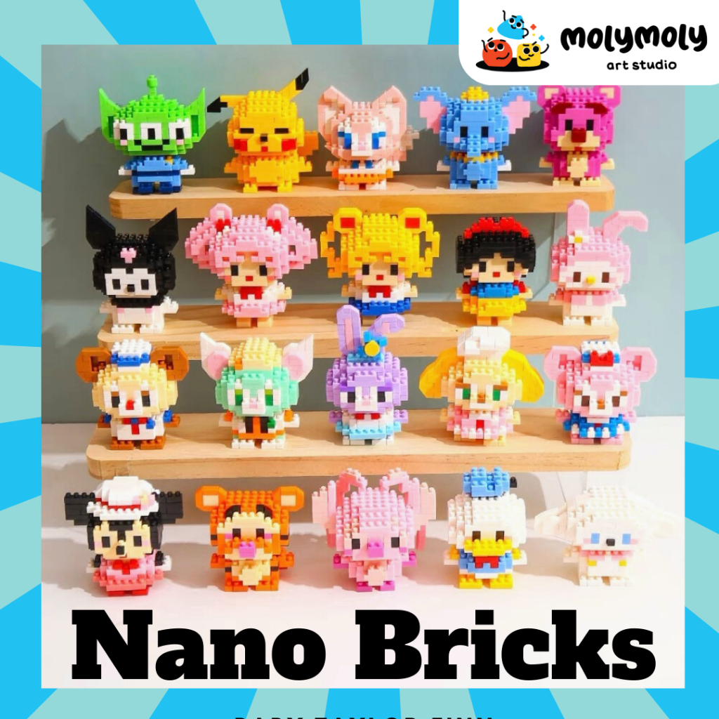 (3D Puzzle) DIY Toy Blocks Building Bricks Children's Character Edition ...