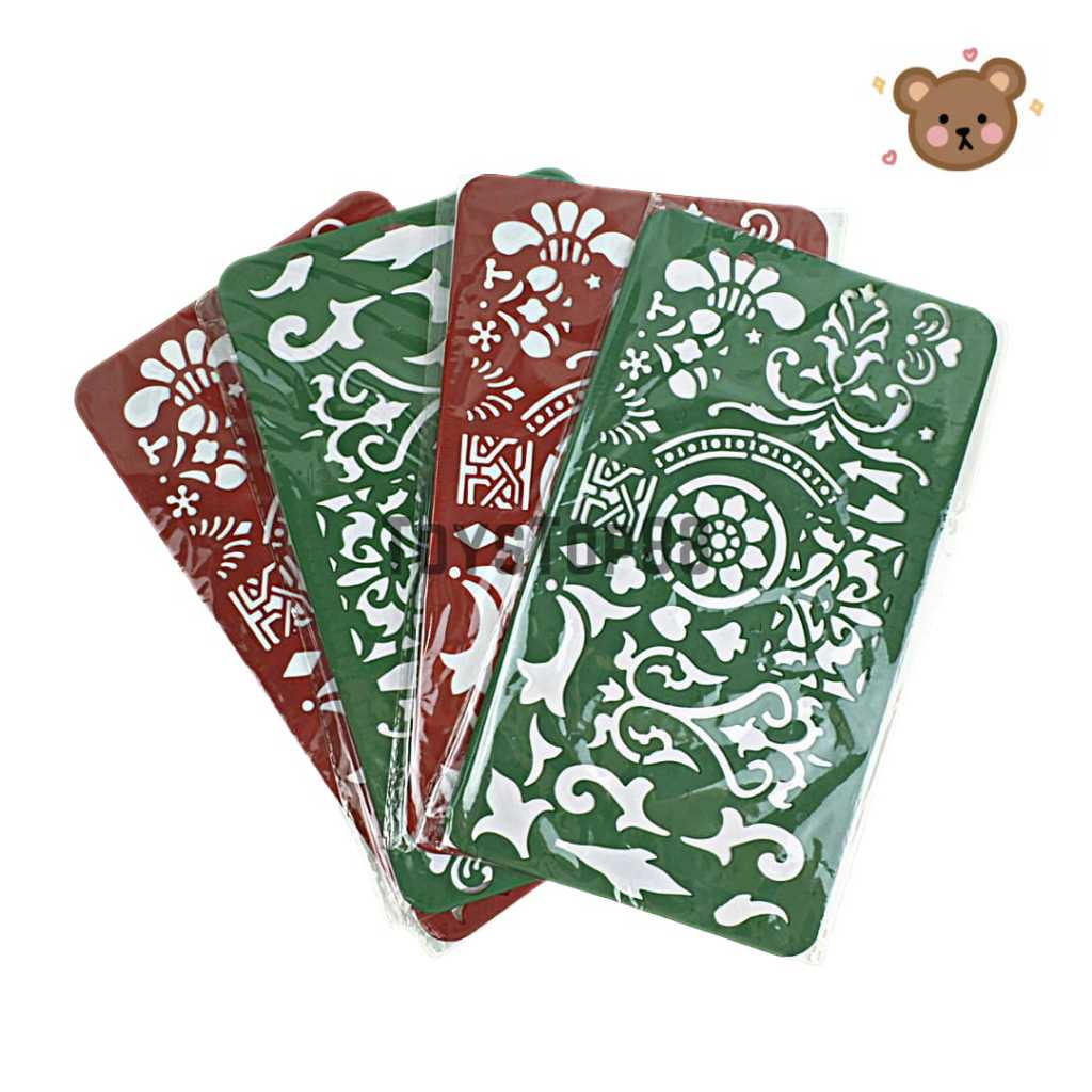 Batik Motif Line - Batik Pattern Tracing Ruler - Fancy Ruler | Shopee ...