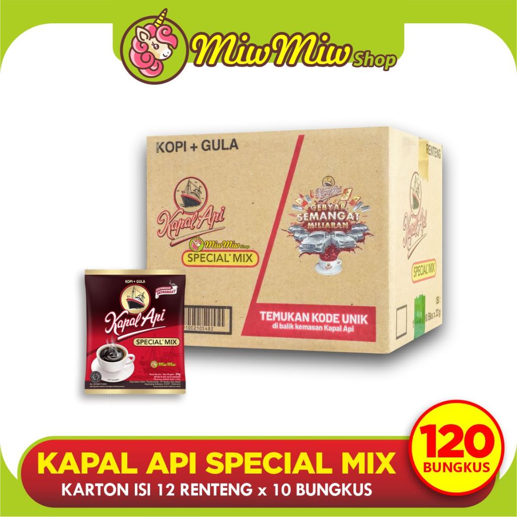 Kapal API Special Mix - WHOLESALE CARTON contains 12 pieces x 10 packs ...