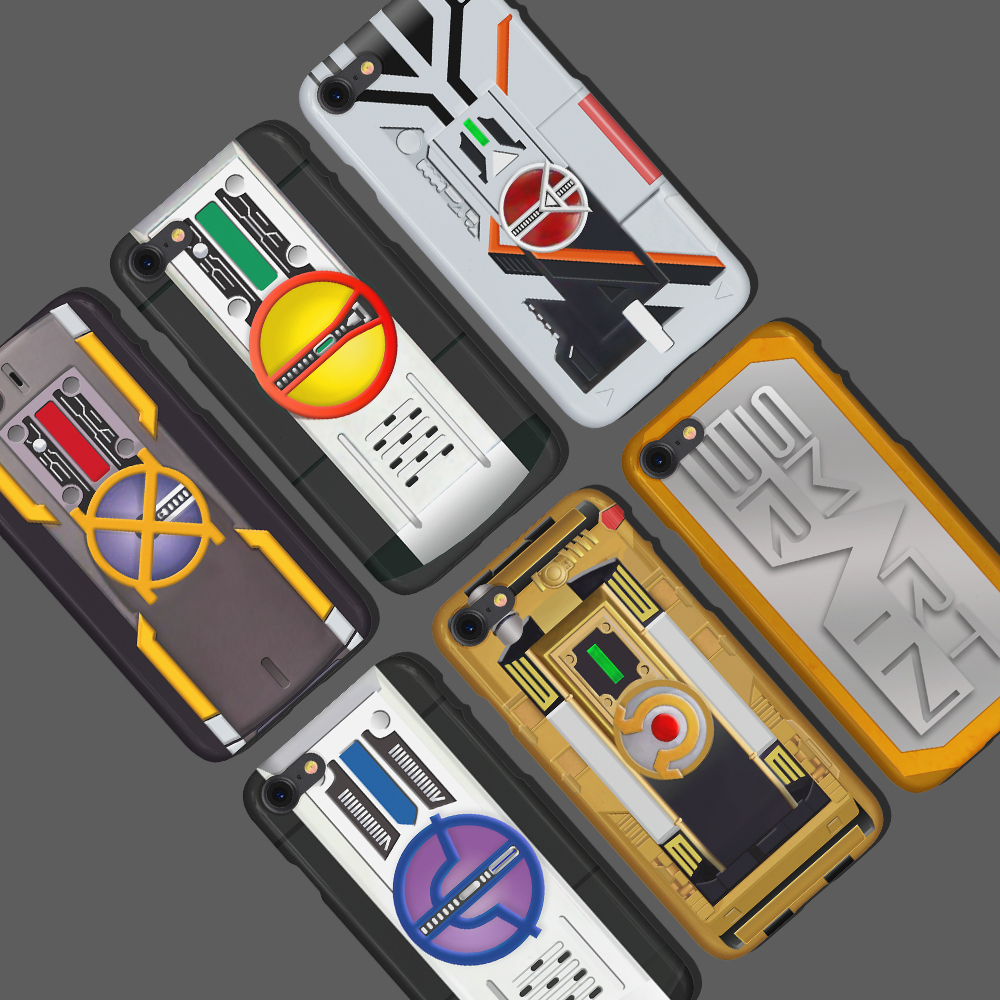 HP Kamen Rider 555 Collection Tokusatsu Case All Types of Cell Phones ...