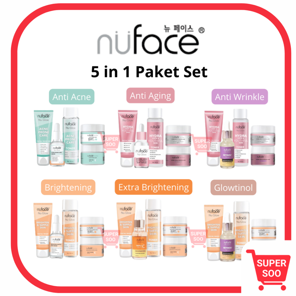Nuface Skincare Fuji 5in1 Package / Anti Aging / Extra Brightening ...