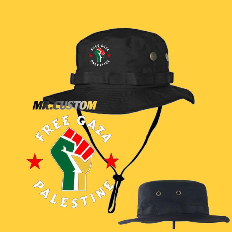 Free Palestine Premium Jungle hat - Palestine Outdoor Mountain hat ...