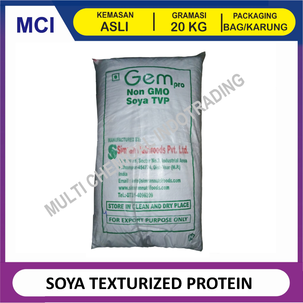 Soya Textured Vegetable Protein / TSP / TVP || 20 kg | Shopee Malaysia