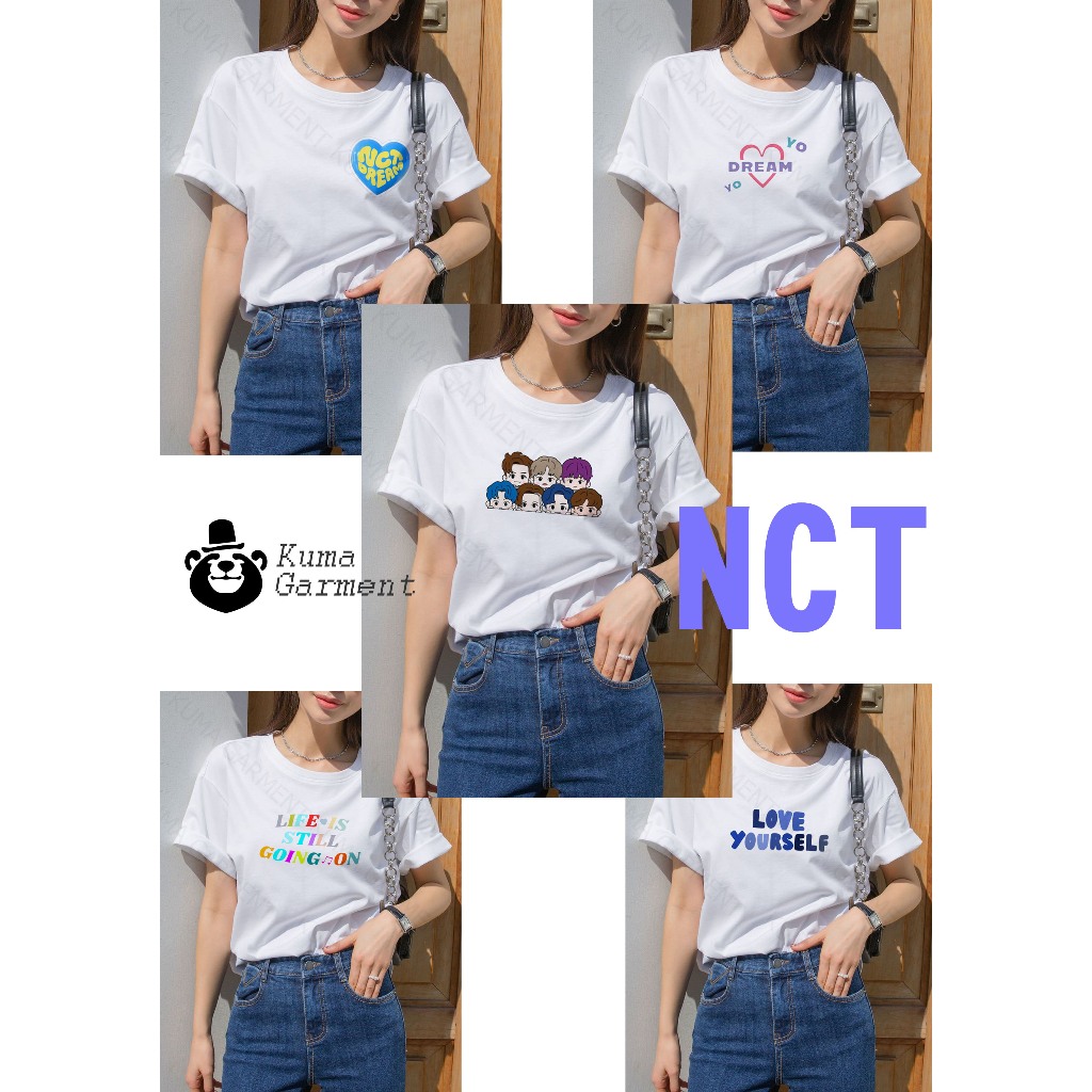 Women's T-SHIRTS IMAGE / NCT MOTIF SIZE S PRICE SOFT COTTON TEENAGE T ...