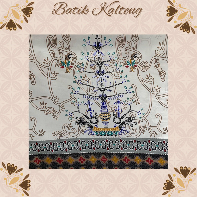 KATUN Typical Central Kalimantan Batik Fabric made of Premium Cotton ...