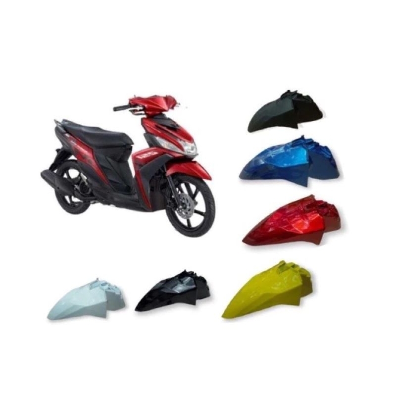 Mio M3 mio Z mio 125 front fender flares all colors | Shopee Malaysia