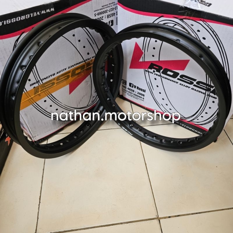 HITAM Rossi Ring 14 Rims Size 140 160 Automatic Standard Pair Original ...