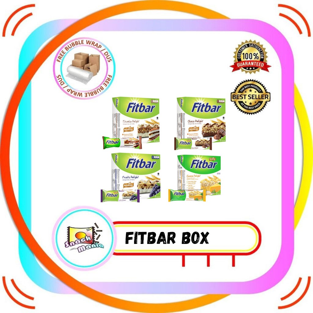 Fitbar Healthy Snack Fit Bar Cereal 110 gr Tiramisu Chocolate Fruits ...