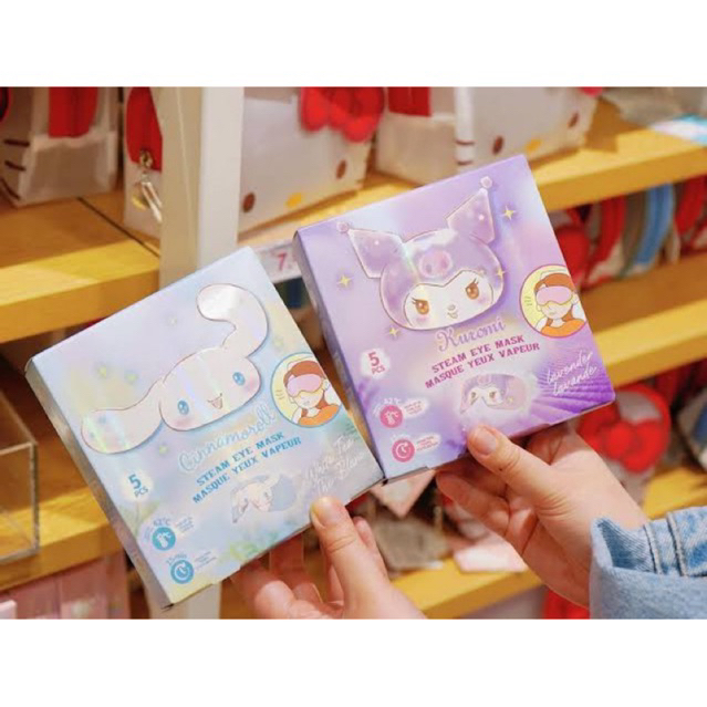 [Unit ]CINNAMOROLL X MINISO STEAM EYE MASK ORIGINAL Unit | Shopee Malaysia