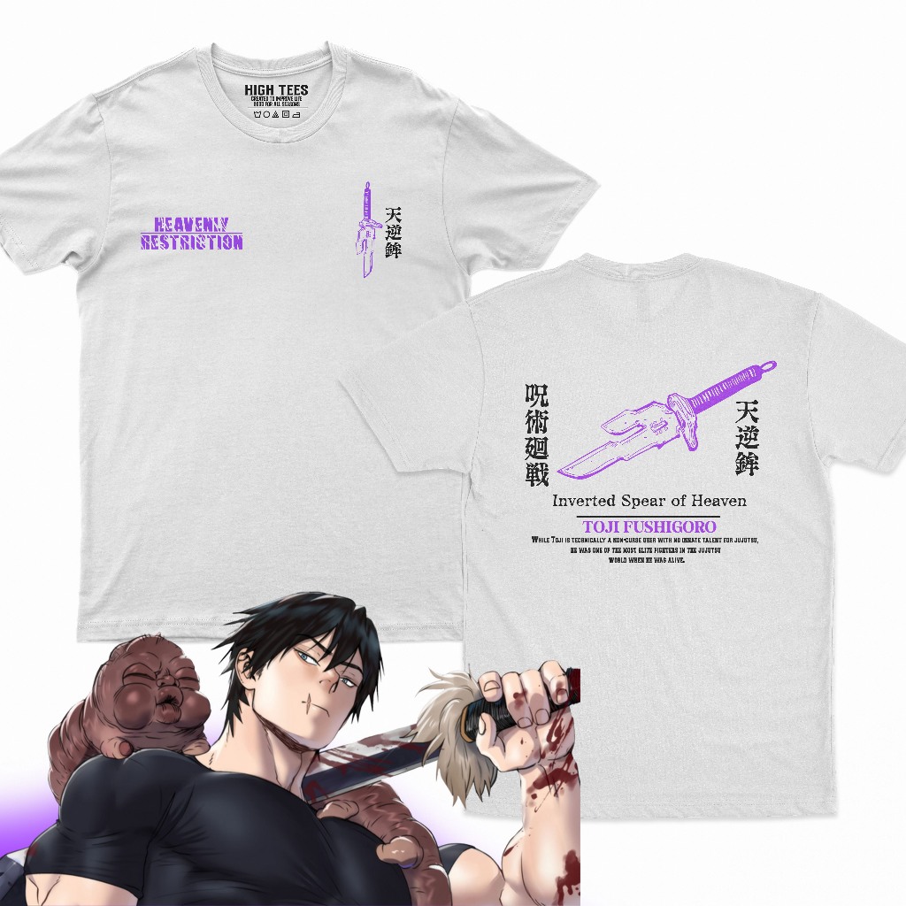 New Toji Fushiguro Jujutsu Kaisen T-shirt 24s | Shopee Malaysia