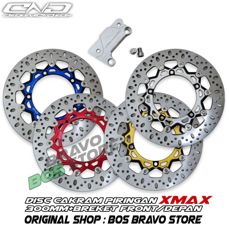 Front Floating Disc Plate DND DELKEVIC 300MM Xmax 250 Old / New ...