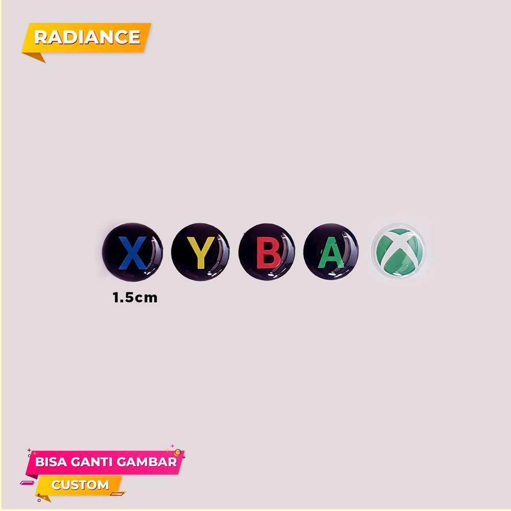 TOMBOL Xbox embossed sticker x-box button sticker cutting embossed ...