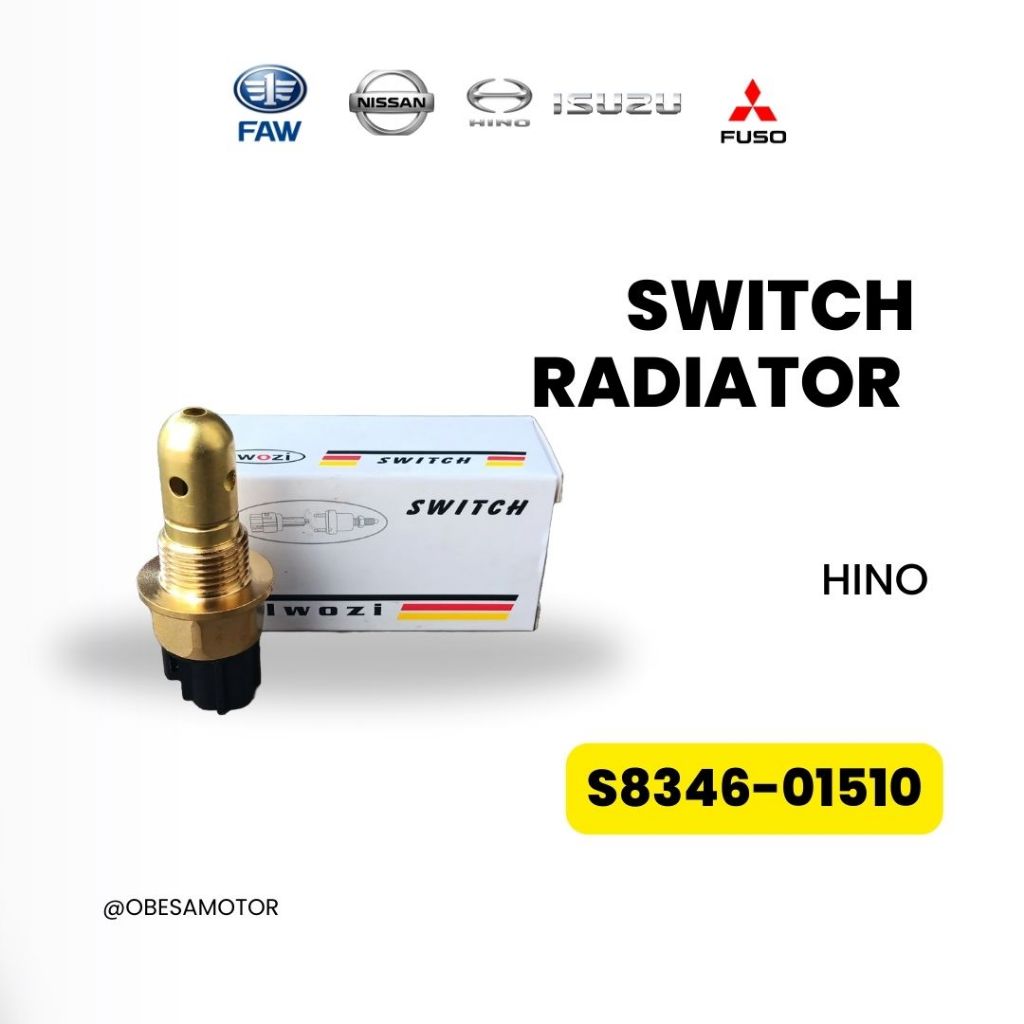 Hino s8346-01510 radiator switch/ Hino lohan s8346-01510 water level ...