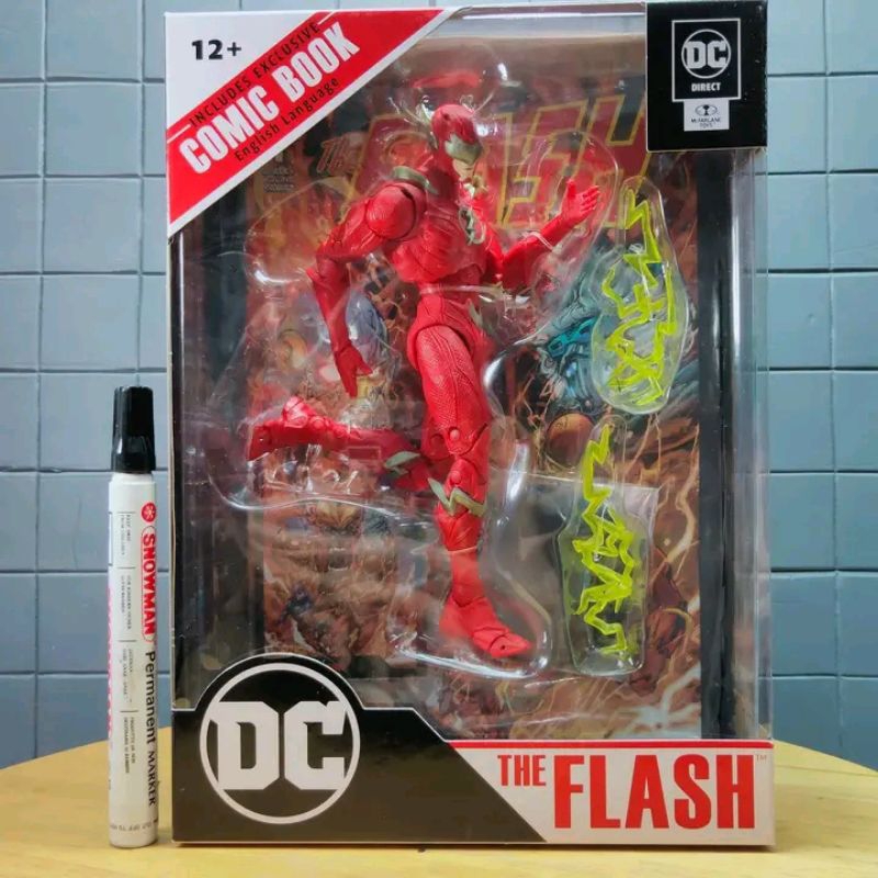 Mcfarlane flash comic Book action figure Toys About 7 Inch High Dc ...
