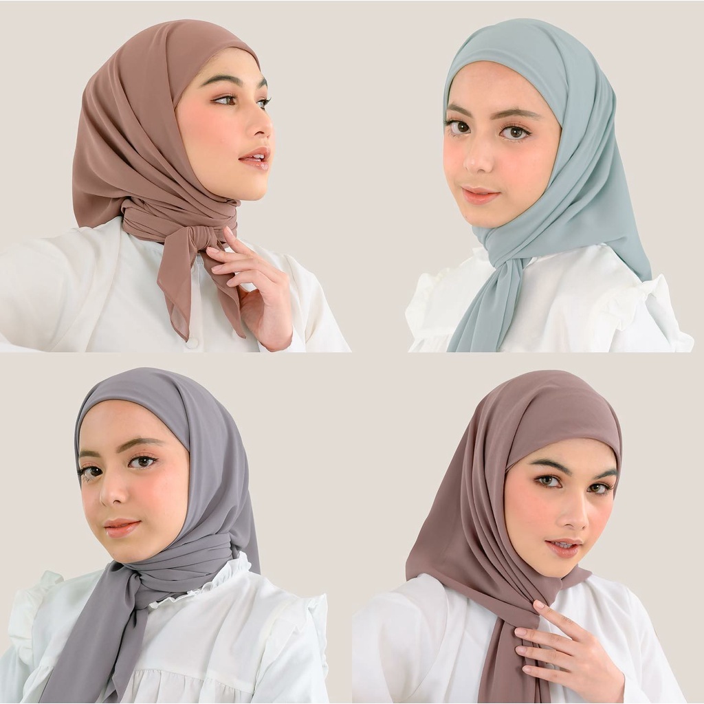 Inner QUARTER HIJAB 2 IN 1 POLLY COTTON PREMIUM / INNER QUARTER SHIELD ...