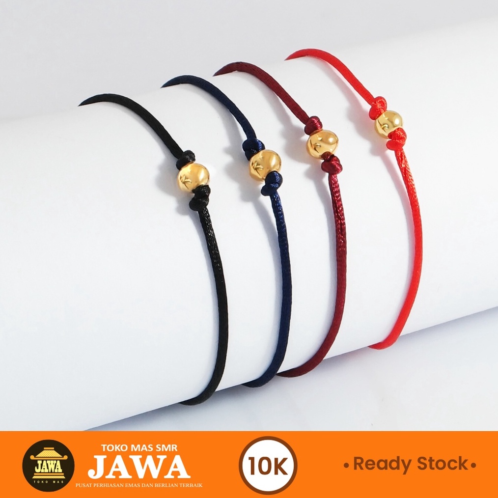 Best Product Cade Rope Gold Bracelet 10k Grade Toko Mas Jawa | Shopee ...