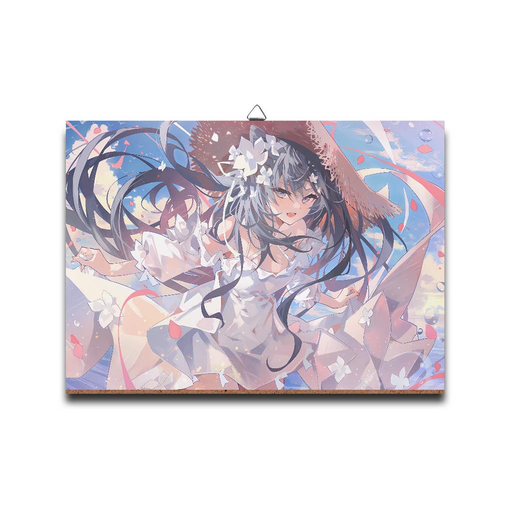 KAYU Vtuber VESTIA ZETA COLORFUL anime Wooden Wall Poster - HOLO ID 100 ...