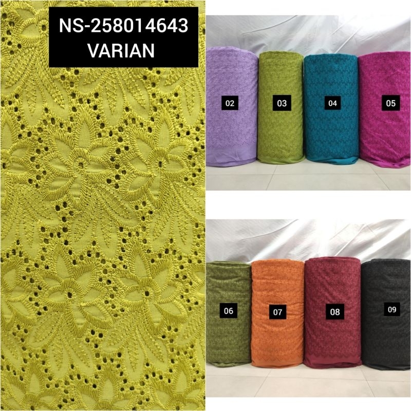 KATUN Ns- Embroidered Cotton Fabric258014643 Variant | Shopee Malaysia