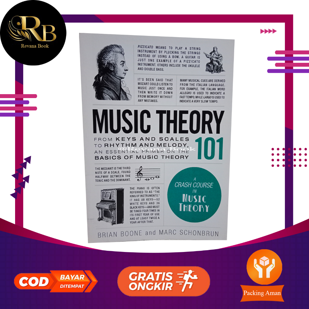 Music THEORY 101 - BRIAN BOONE (ENGLISH LANGUAGE) | Shopee Malaysia