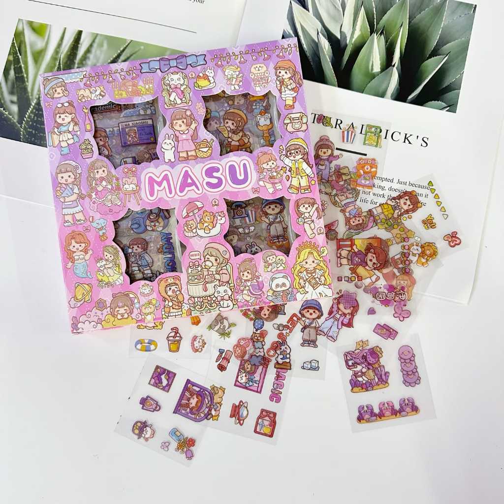 Sanrio STICKER BOX CHARACTER CARTOON STICKER 2D BOX Contains 100 Sheets ...