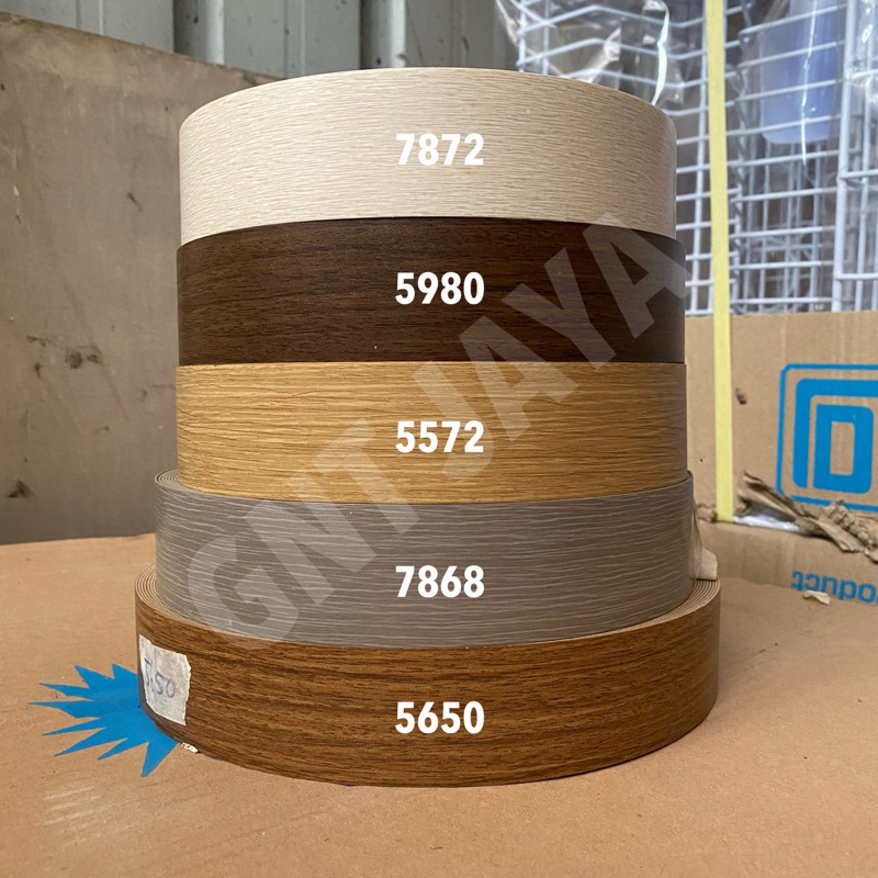 Edging hpl CARTA brand 42mm-4cm 5650 7868 5572 5980 7872 edging pvc ...