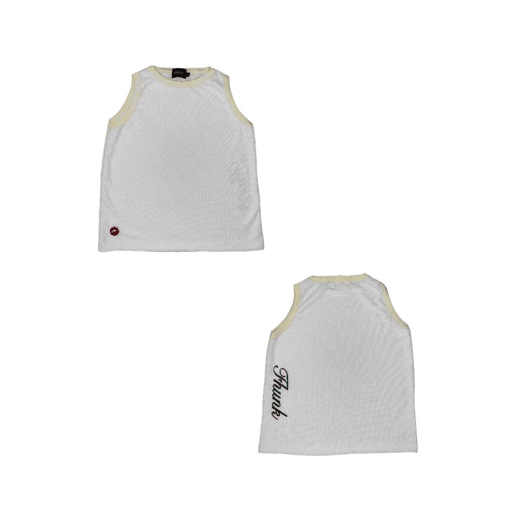 Cursive Waffle Tank | Shopee Malaysia