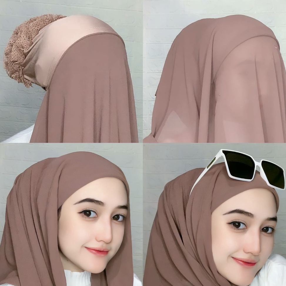 2-layer Turkish Instant Rectangular HIJAB HIJAB HIJAB HIJAB | Shopee ...