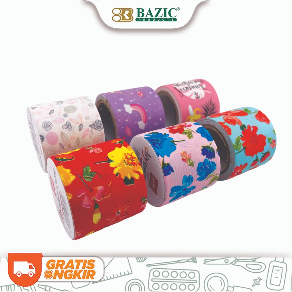 DIY Decorative Cloth Tape Assorted - Cute Cloth Tape | Shopee Malaysia